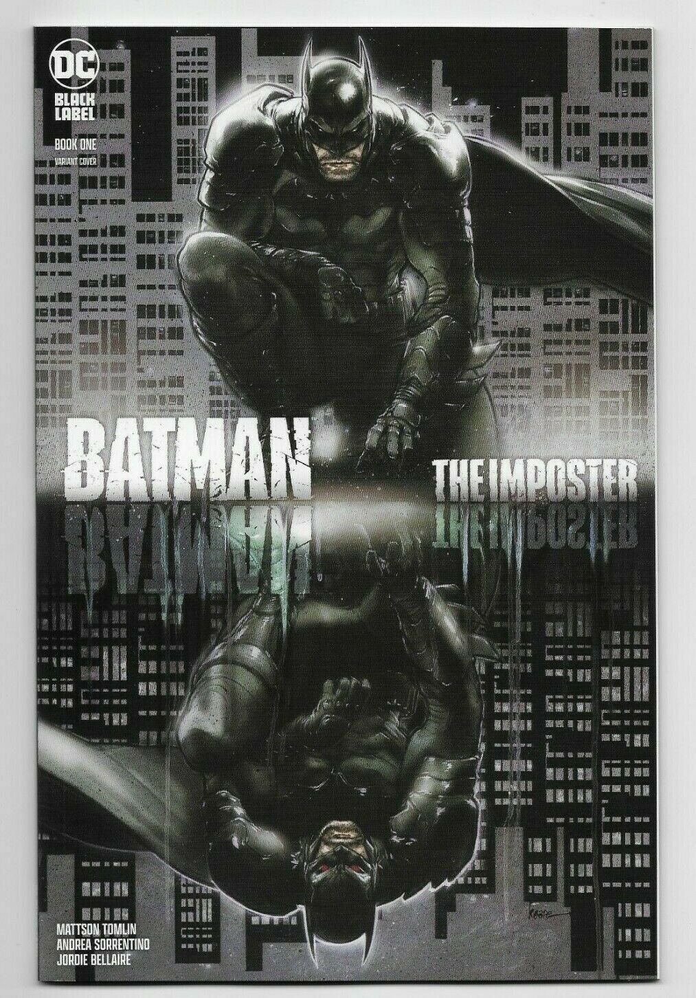 Batman Imposter #1 DC Black Label Comic 2021 Kaare Andrews 1:25 Variant ...