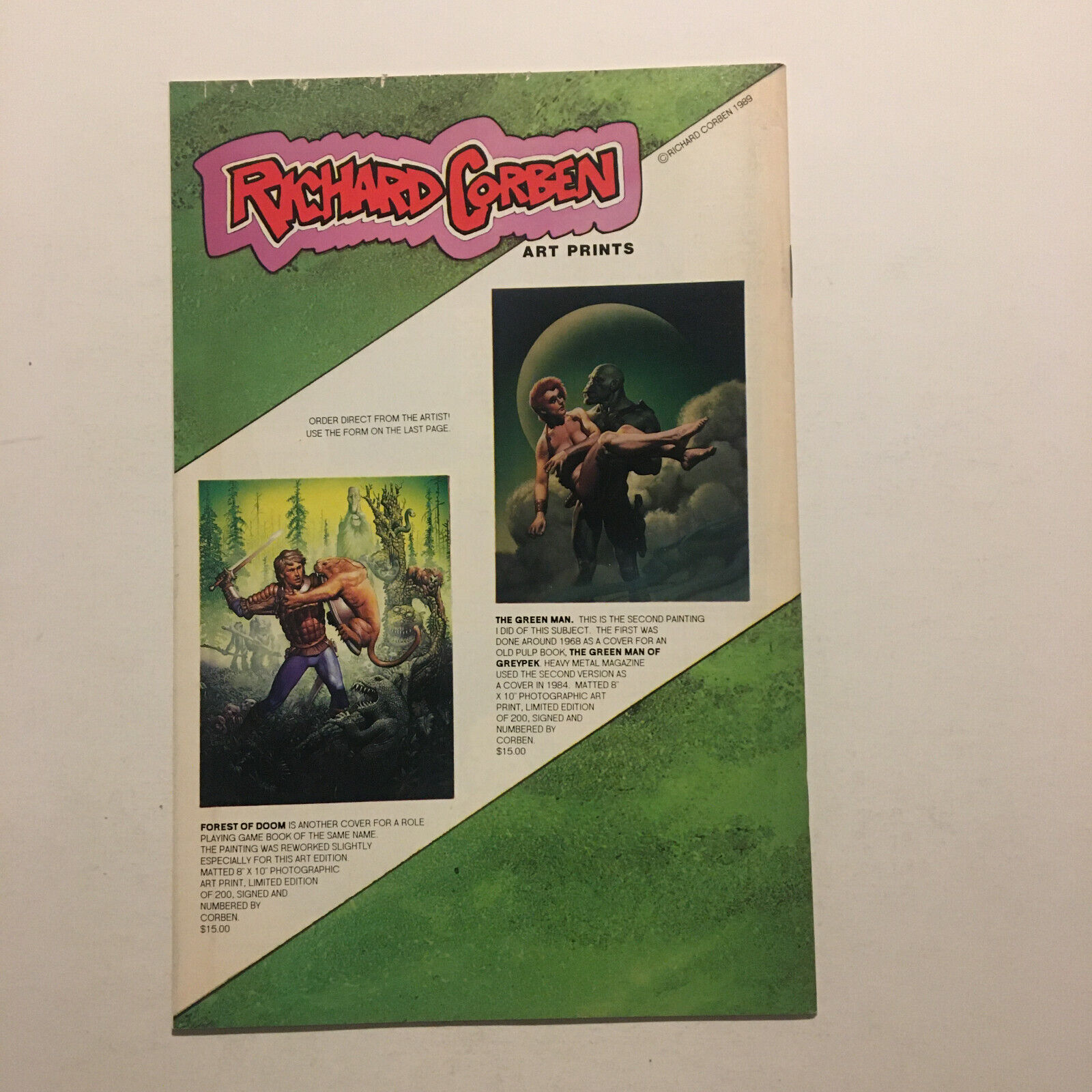 Den #2 Richard Corben Fantagor Press 1988 HTF Low Print Sci-Fi Fantasy ...