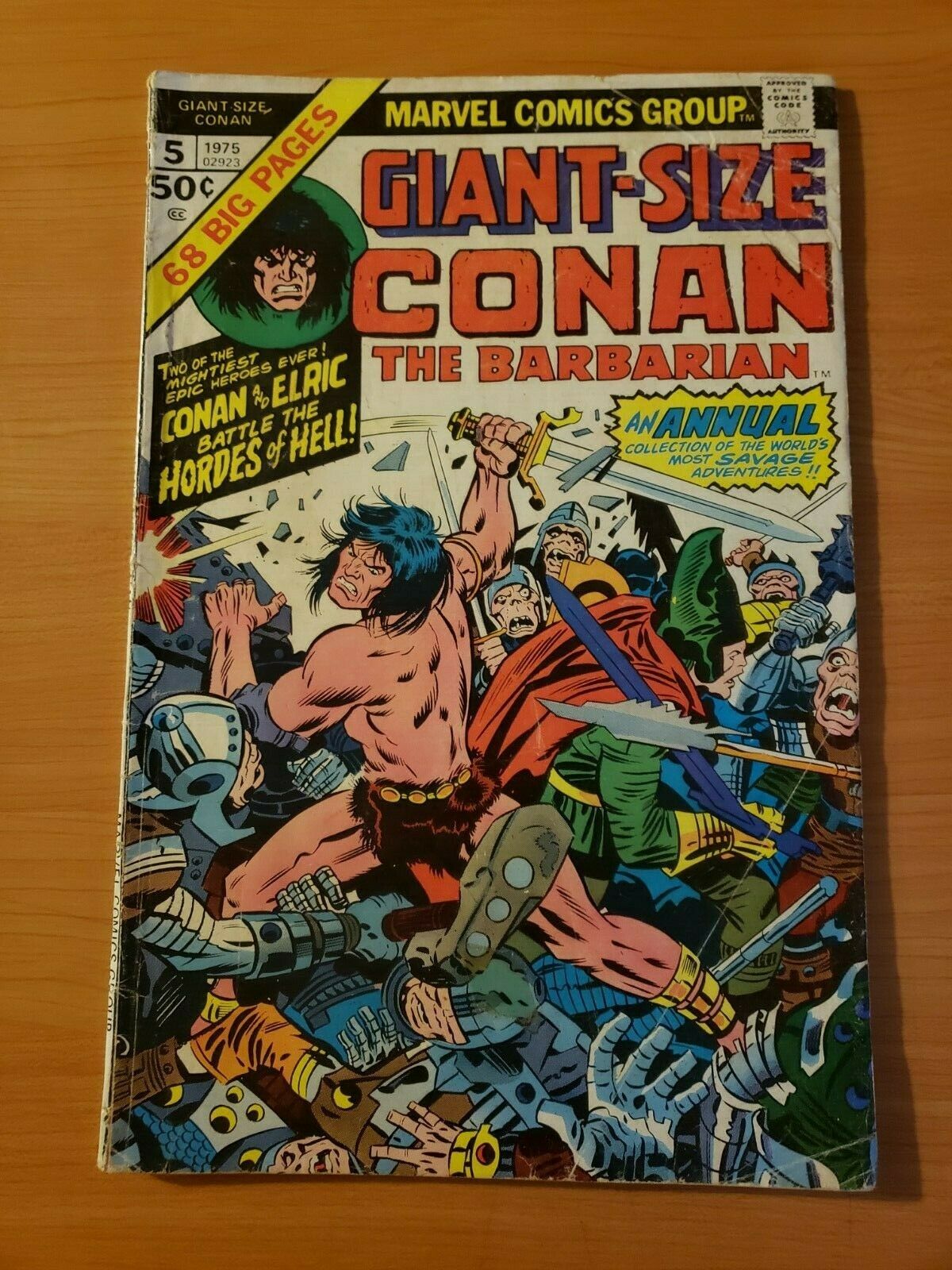 Giant Size Conan The Barbarian #5 ~ VERY GOOD VG ~ 1975 Marvel Comics ...