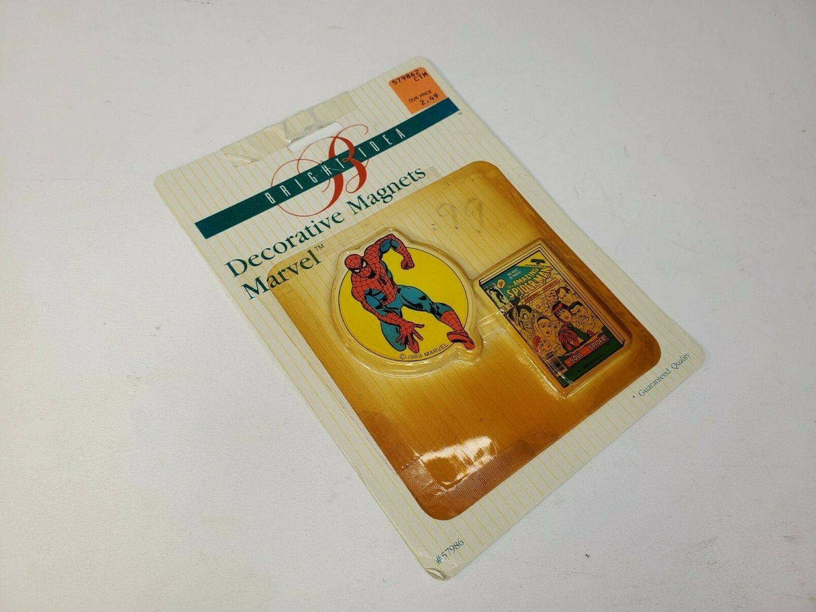 Spider Man & Incredible Hulk Magnets Marvel Vintage 1989 | Comic Books ...