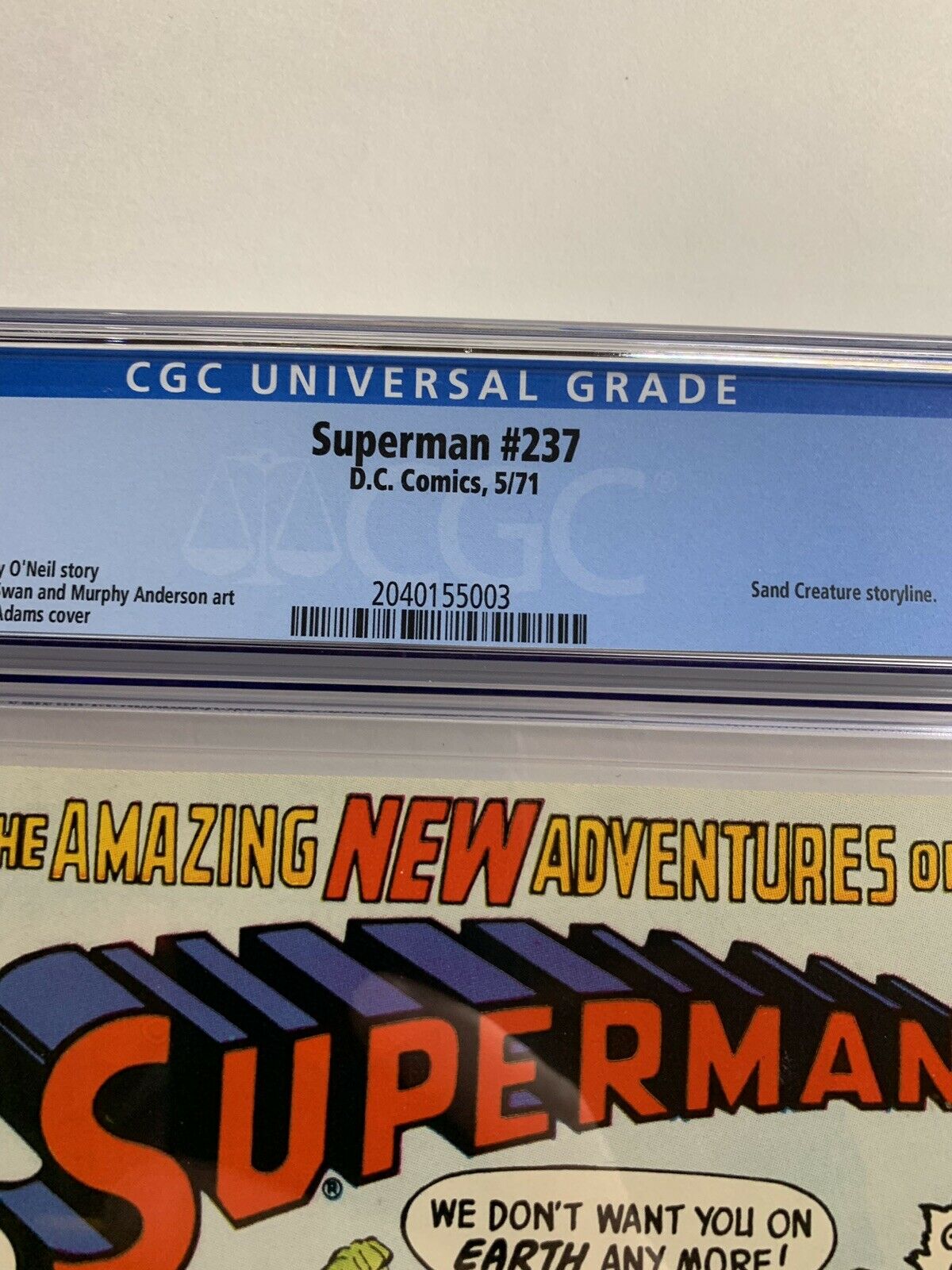Superman 237 Cgc 9.6 Ow/w Pages Dc Comic Bronze Age | Comic Books ...