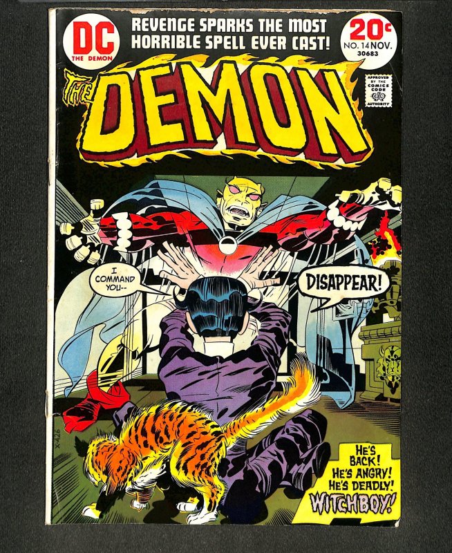 Demon #14 Spirit from the Night! Witchboy! Jack Kirby! Mike Royer ...
