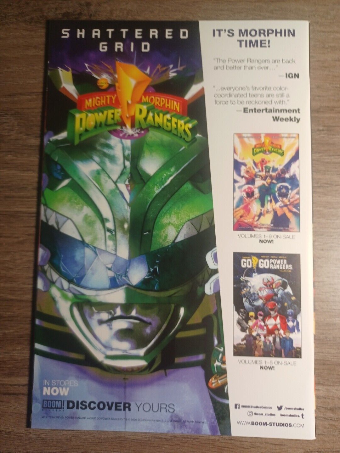 Power Rangers Power Slayer #1 NM Boom Studios c171 | Comic Books ...