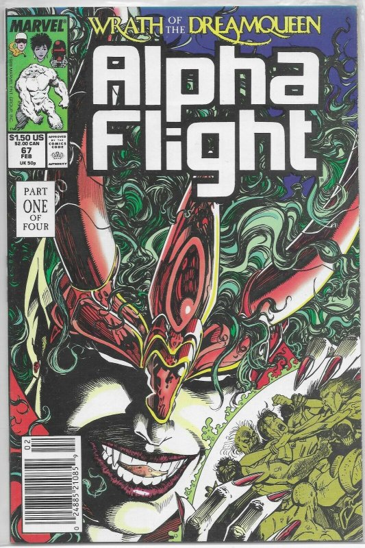 Lot of 60 comics: Alpha Flight V1 #2-4,18-20,23-25,27-35,42-57+106 ...