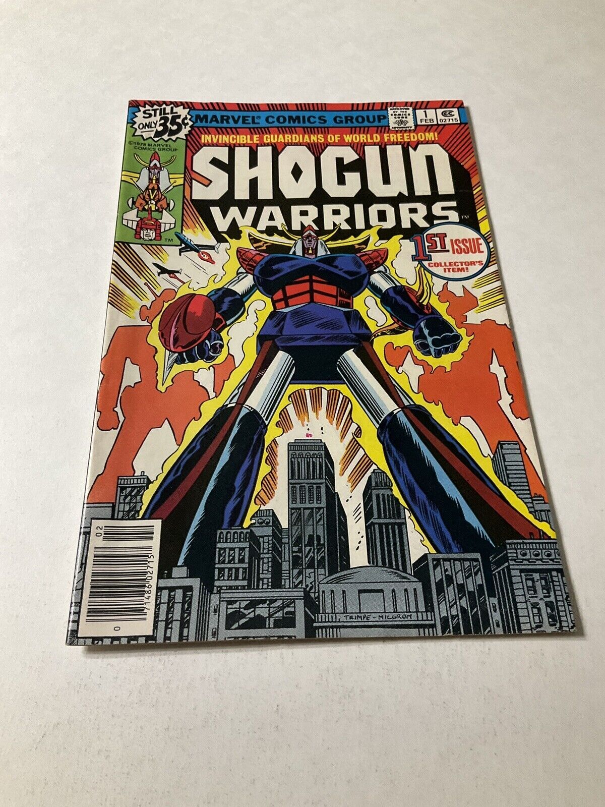 Shogun Warriors 1 Vf Very Fine 8.0 Printer Defect Marvel Comics | Comic ...