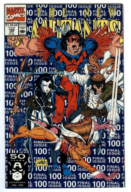 New Mutants #100 First Printing 1st Appearance X-Force Near Mint - X ...