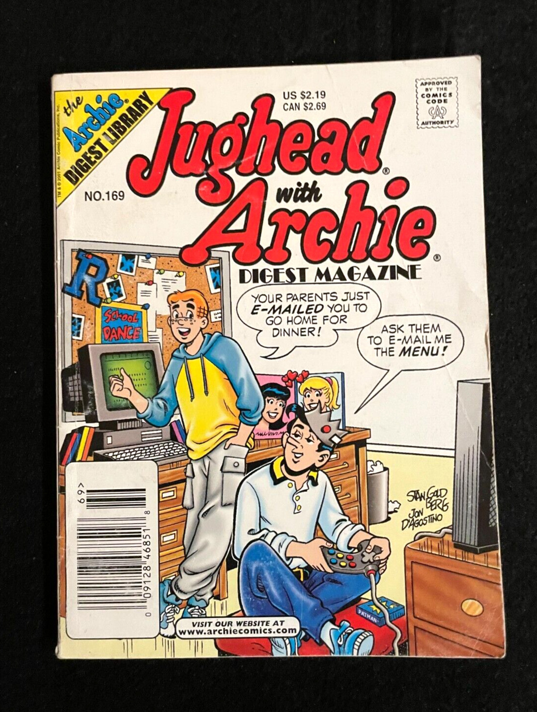 Jughead with Archie Digest Magazine #169 2001 - Combined Shipping ...