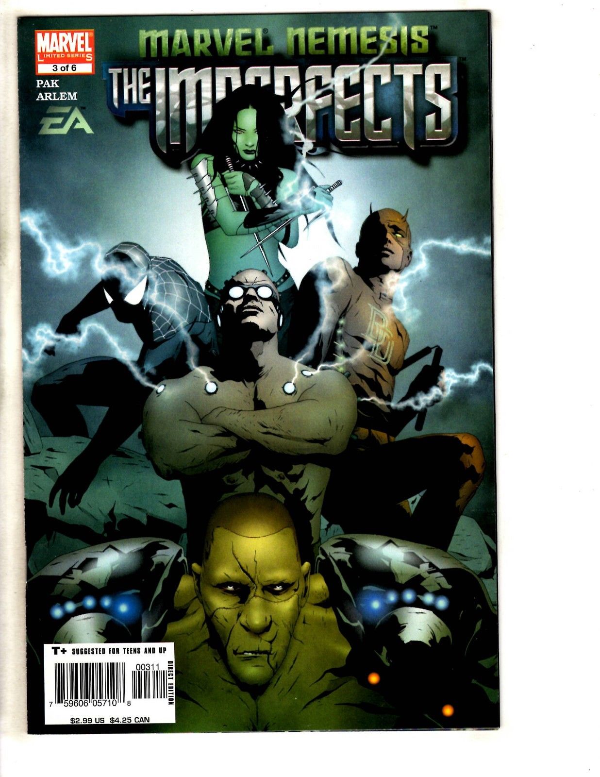 Marvel Nemesis The Imperfects Complete Marvel Comics Series # 1 2 3 4 5 ...