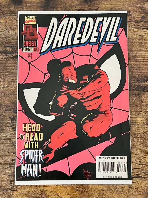 Daredevil #354 Direct Edition (1996). NM. Spider-Man app. | Comic Books ...