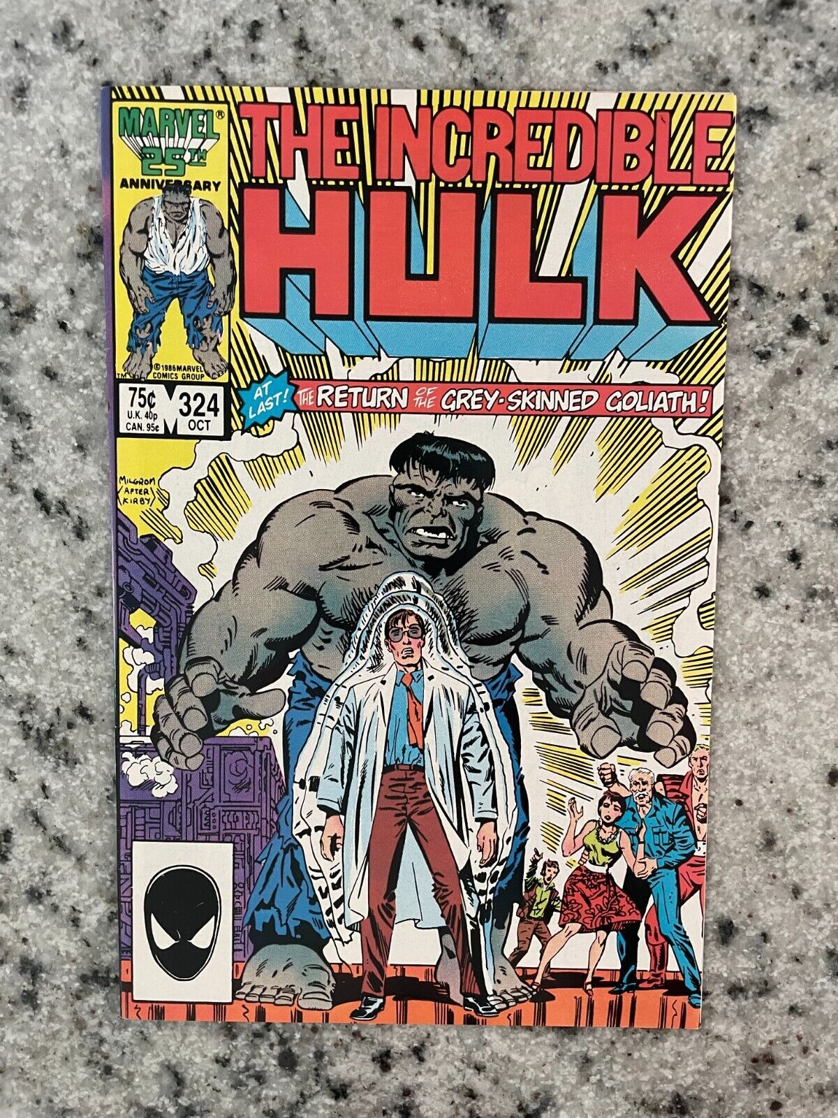 Incredible Hulk # 324 NM Marvel Comic Book Grey Hulk Avengers Thor Iron ...