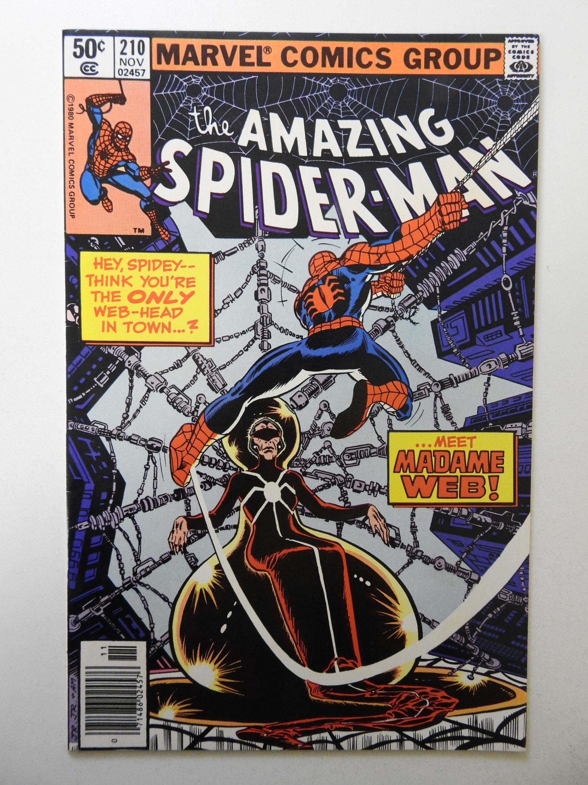The Amazing Spider-Man #210 (1980) VF+ Condition! 1st Appearance of ...