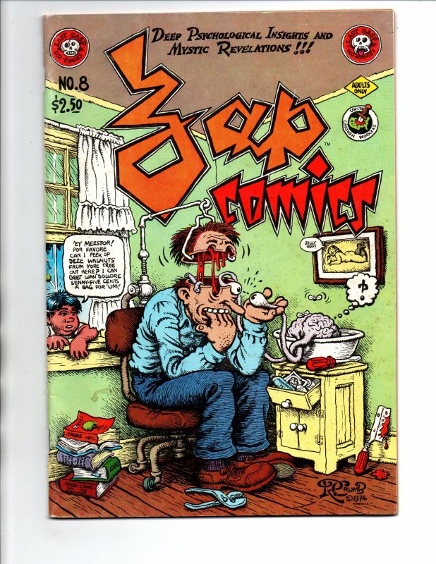Zap Comics #8 - 3rd Print - R Crumb - Underground - Last Gasp - 1975 ...