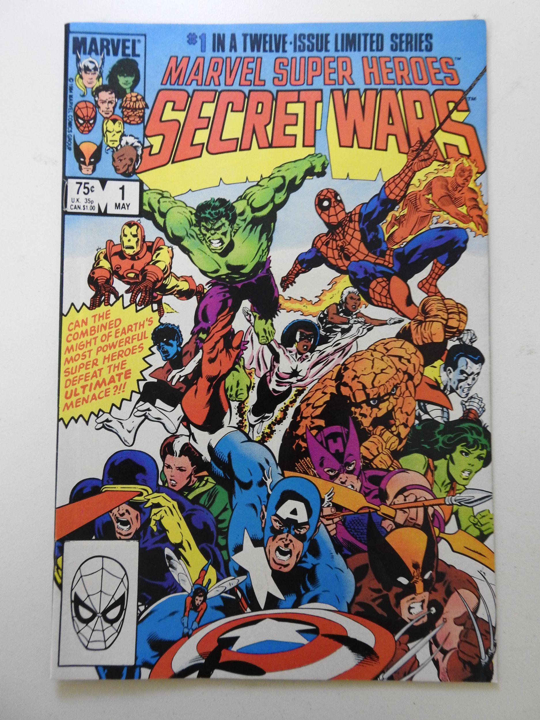 Marvel Super Heroes Secret Wars #1 (1984) Beautiful VF-NM Condition ...