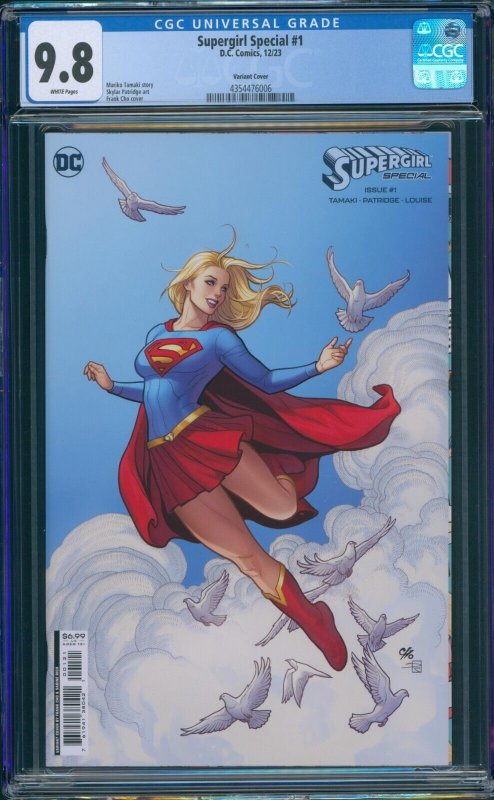 Supergirl Special #1 CGC 9.8 Frank Cho Variant Cover DC 2023 White ...