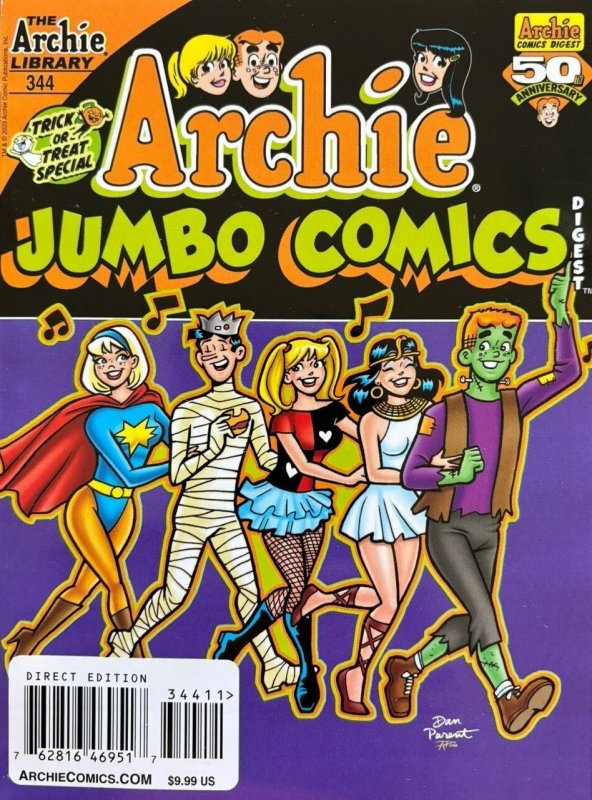 Archie (Jumbo Comics) Double Digest #344 FN ; Archie | Halloween ...