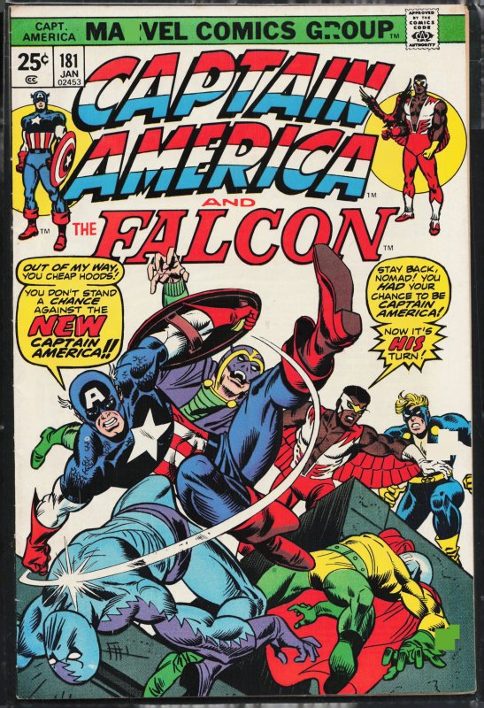 Captain America #181 (1975) Captain America and the Falcon [Key Issue ...