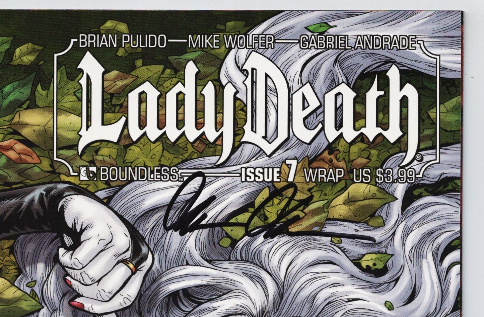Lady Death #7 Wraparound Variant | Signed by Brian Pulido (Boundless ...