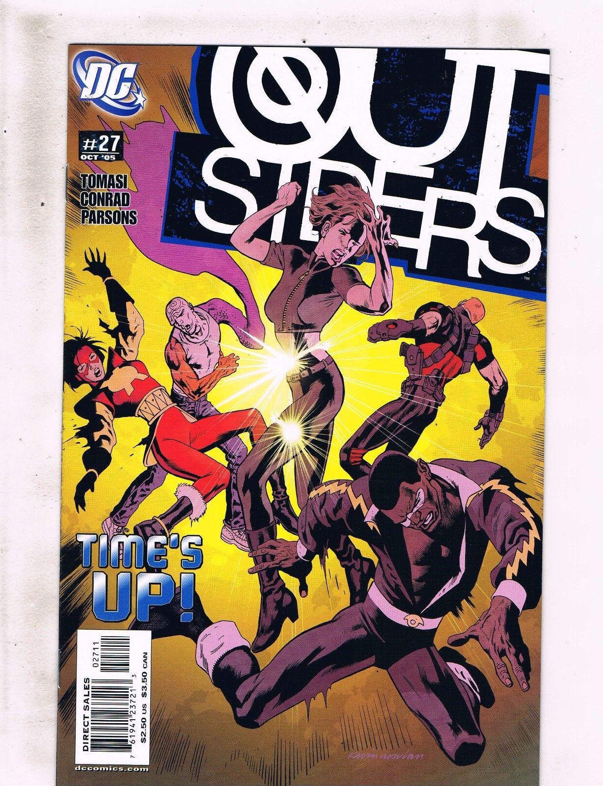 Lot of 5 Outsiders DC Comic Books #23 24 25 26 27 Nightwing Starfire ...