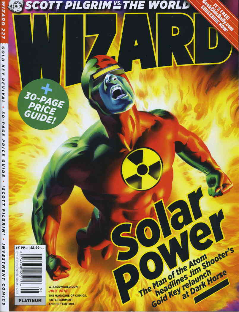 Wizard: The Comics Magazine #227B VF ; Wizard | Solar Man of the Atom ...