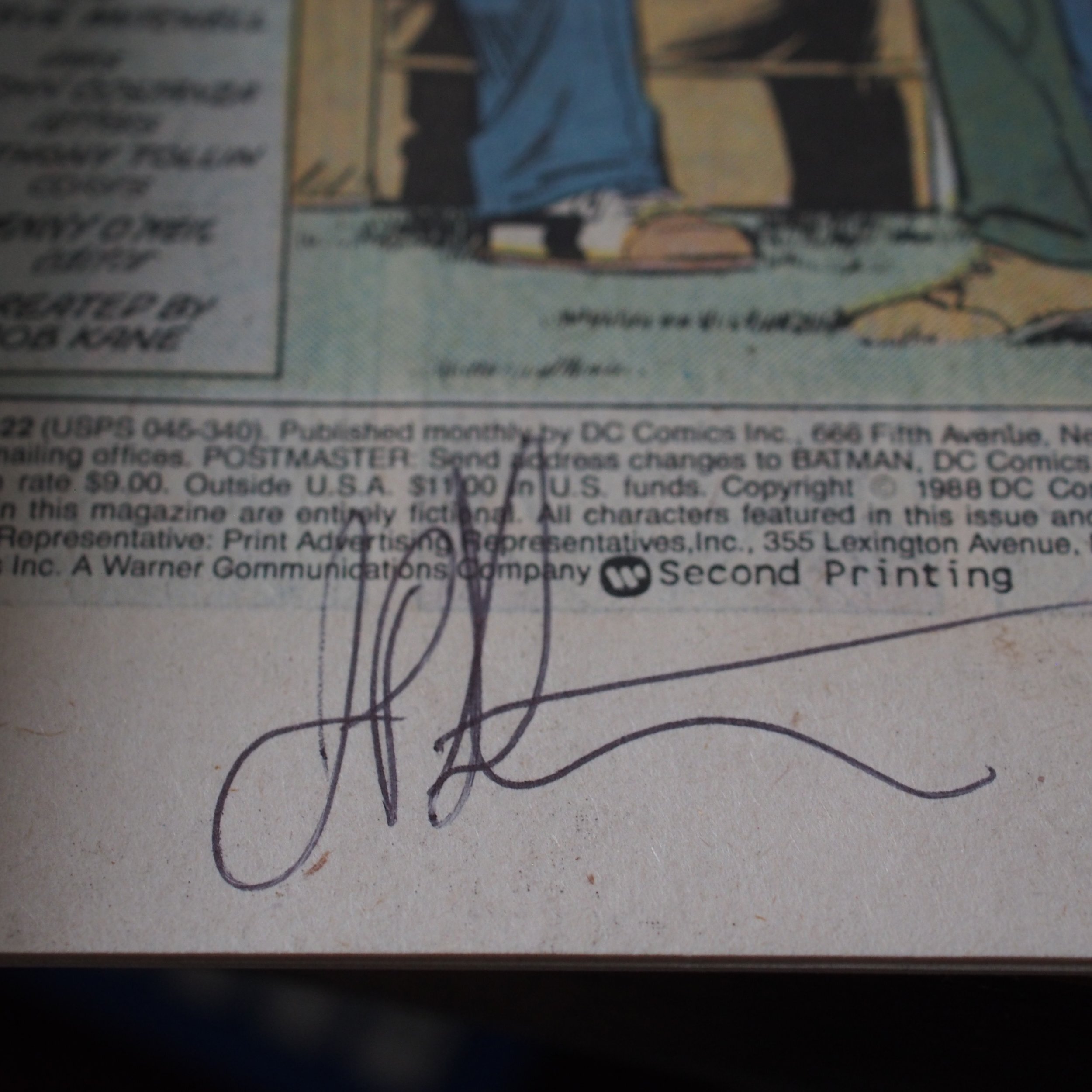 Batman 422 (1988) VF Signed by Jim Starlin! | Comic Books - Copper Age ...