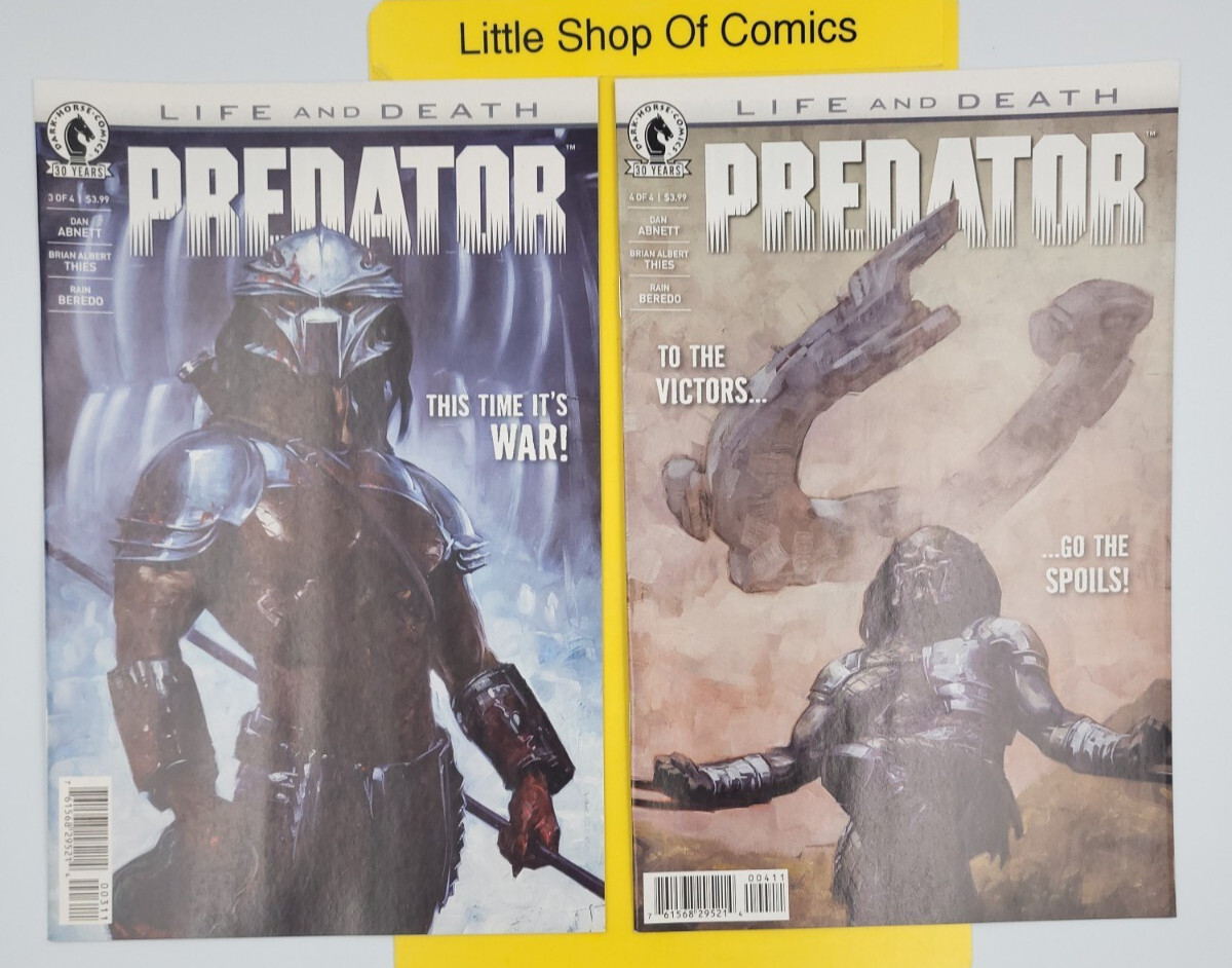 Predator Life and Death #1 (Cvr B), #2 #3 #4 1-4 Complete Set 2016 Dark ...