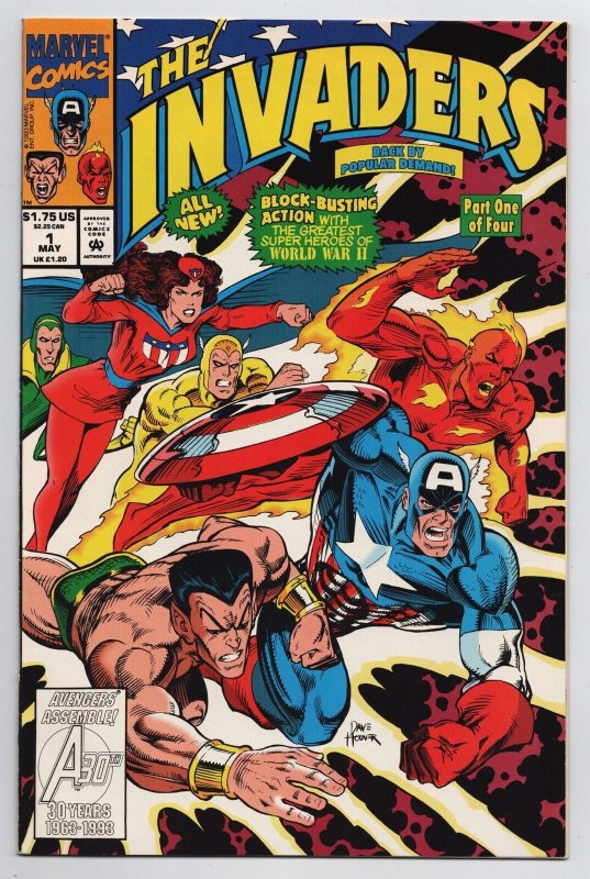 Invaders #1 Captain America | Sub-Mariner (Marvel, 1993) FN | Comic ...