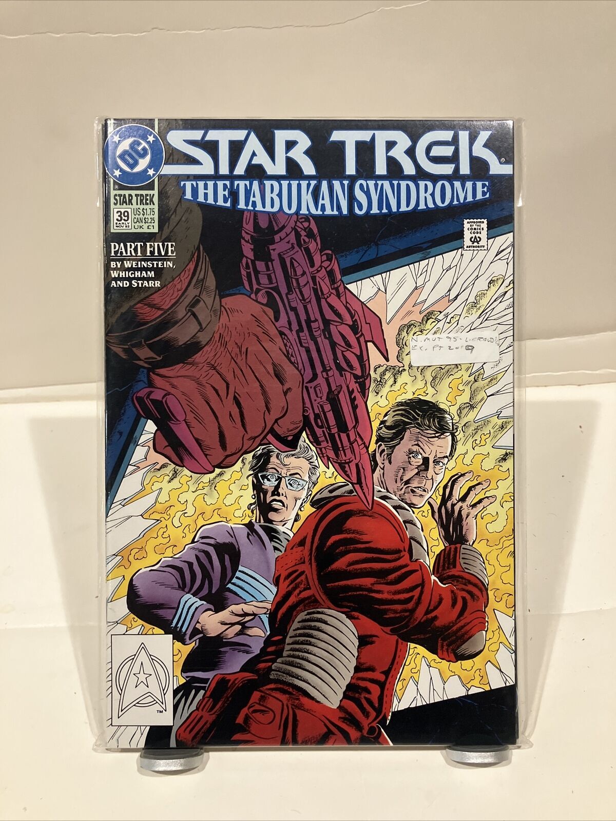 STAR TREK #39 (1992 Vol. 2) NM | 'The Tabukian Syndrome, Pt. 5| DC ...