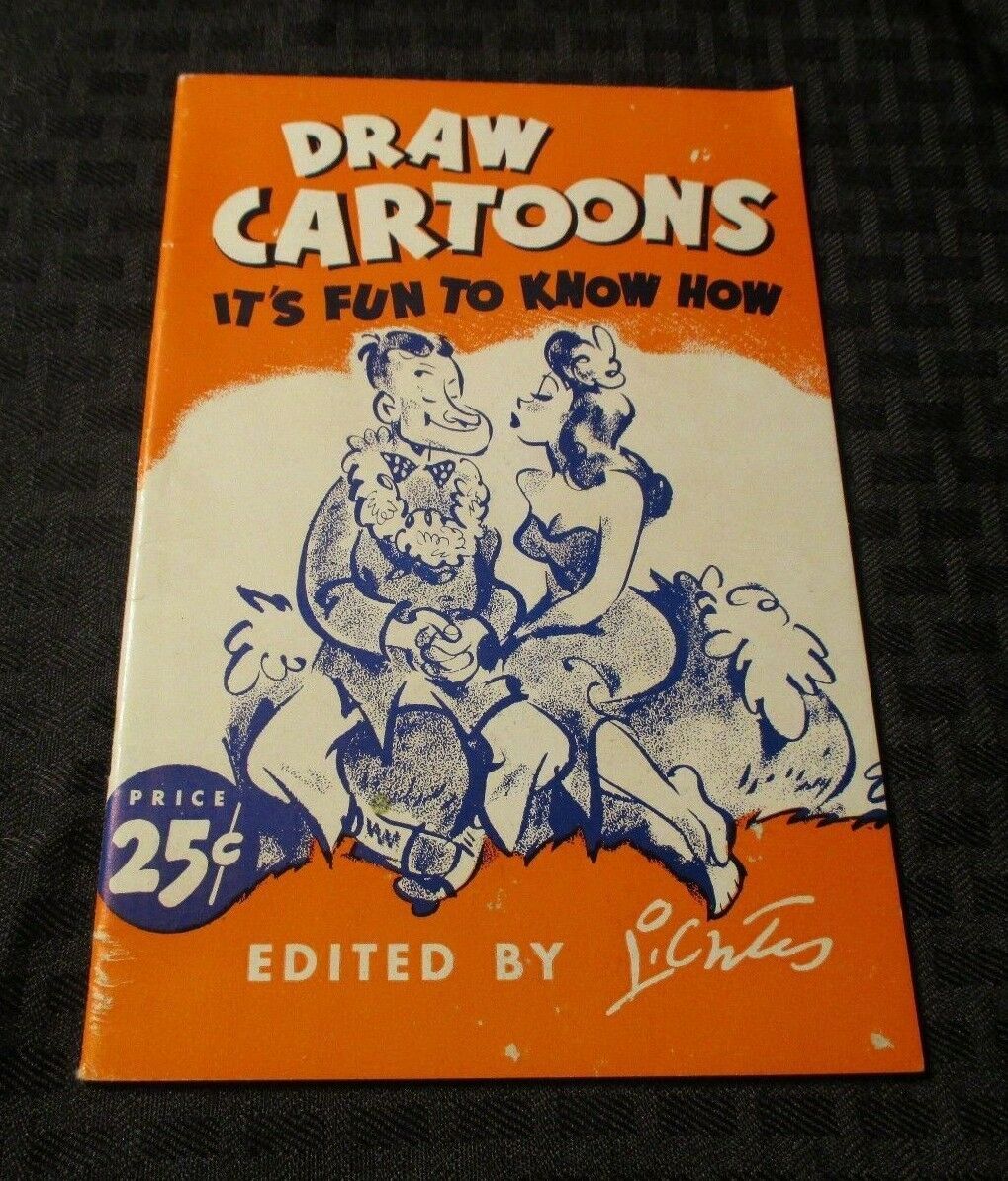 1944 DRAW CARTOONS It's Fun To Know How SC General Mills 26 pgs FVF 5 ...