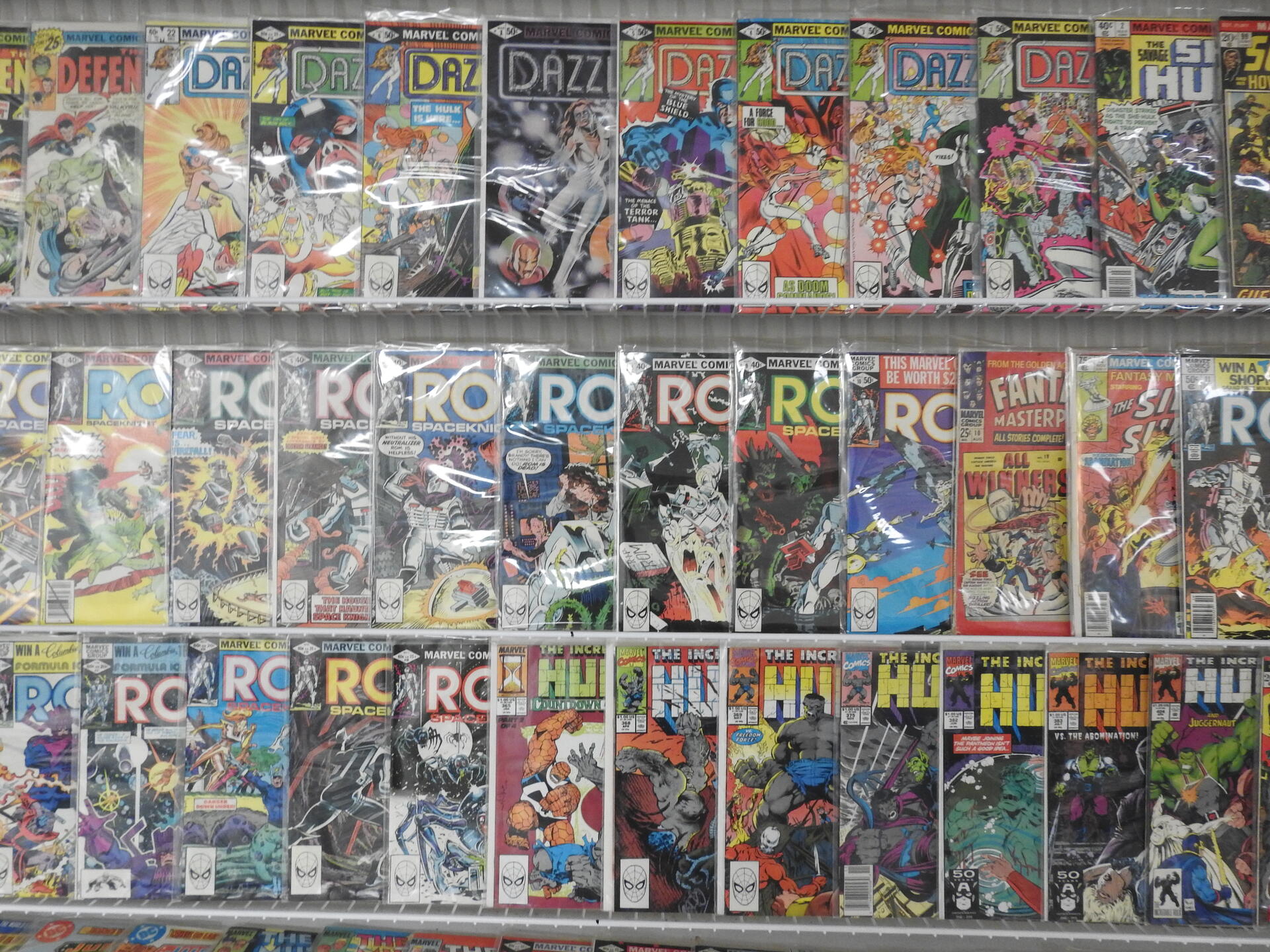 Huge Lot 160+ Comics W/ ROM, Hulk, Defenders, Fury+ Avg Fine+ Condition ...