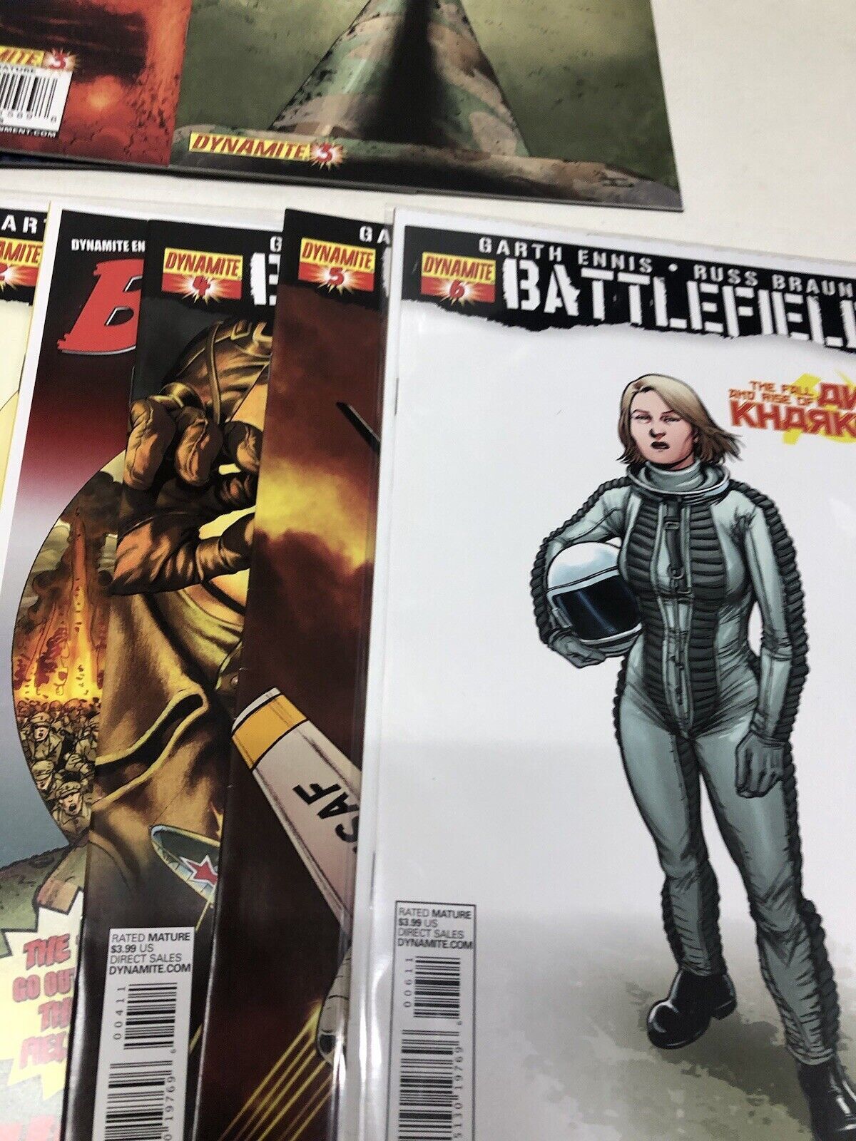 Battlefields (2009) Set Issues # 1-9 •Dynamite Entertainment • Garth ...