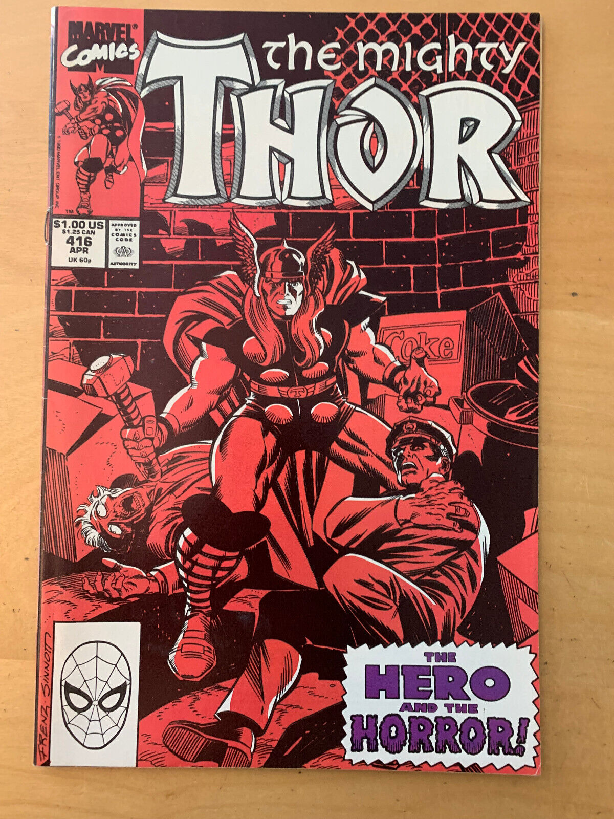Thor 416, SEE Pics for Grade, 1st Print, Hero & the Horror | Comic ...