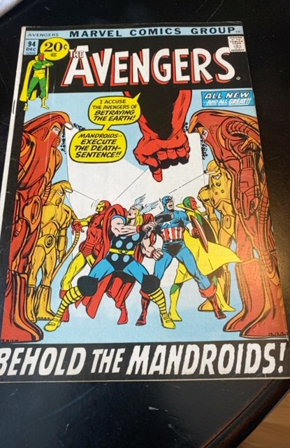 The Avengers #94 (1971)Neal Adams art Kree/Skrull war | Comic Books ...