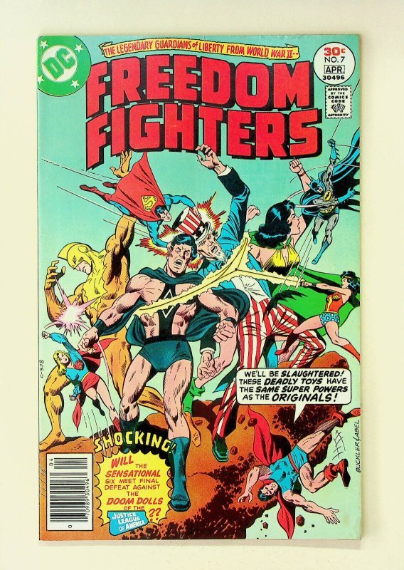 Freedom Fighters #7 (Mar-Apr 1977, DC) - Fine/Very Fine | Comic Books ...