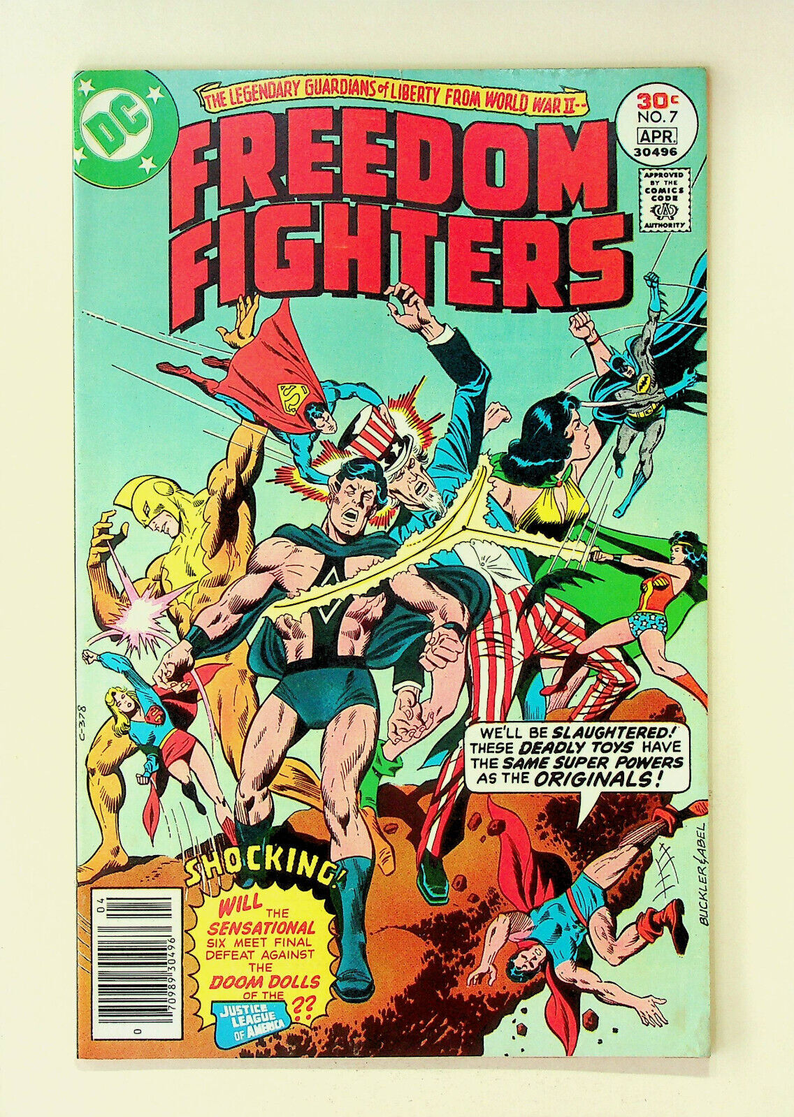 Freedom Fighters #7 (Mar-Apr 1977, DC) - Fine/Very Fine | Comic Books ...