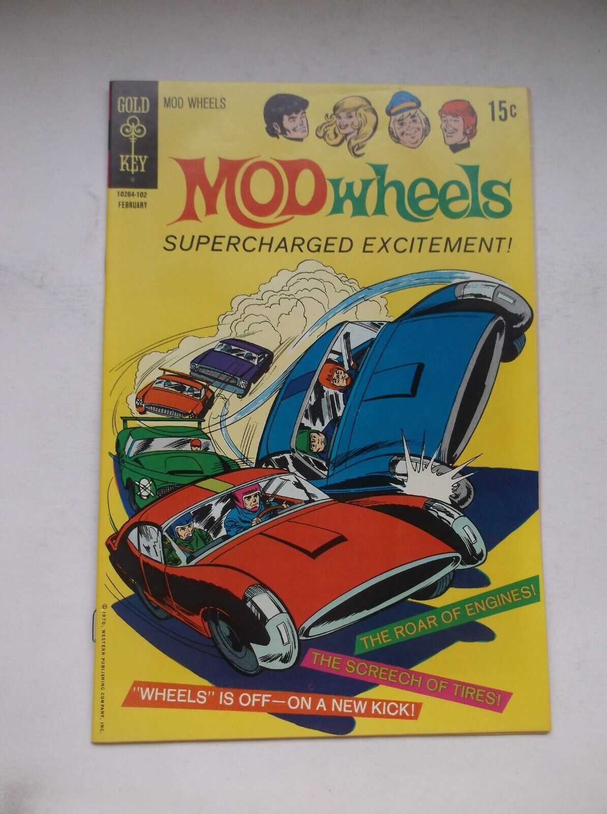 Gold Key: MOD Wheels #1, TV Cartoon Series, Rare High Grade, 1970, NM ...