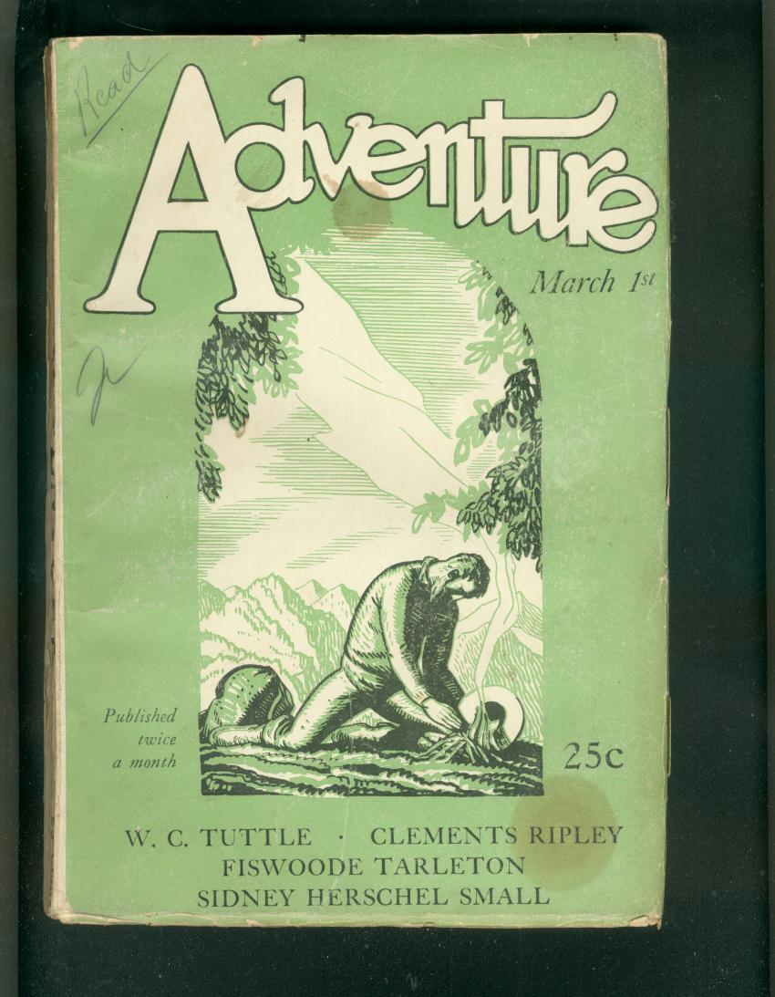 Adventure Pulp- 3/1/1927-Tuttle-Pendexter-Rockwell Kent G | Comic ...