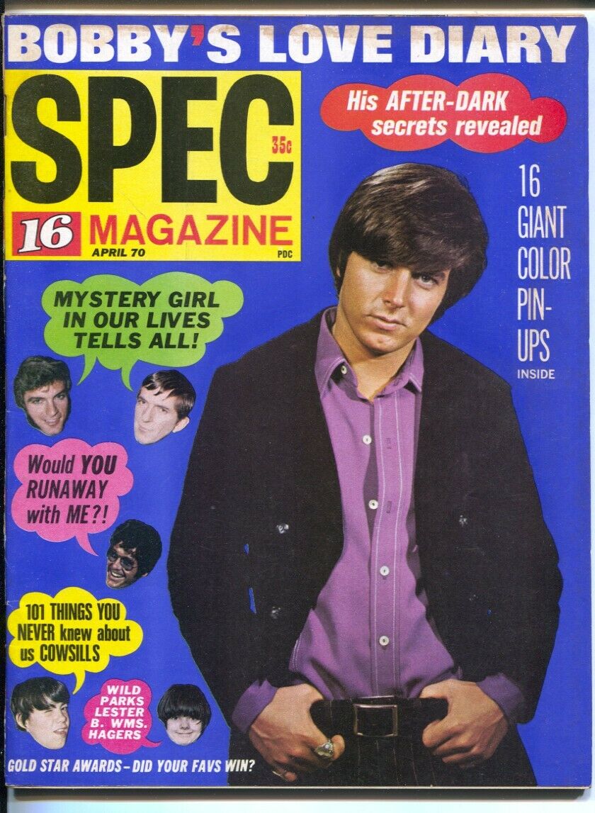 Spec #21 4/1970-16 Magazine-Dark Shadows-Bobby Sherman-Kurt Russell ...