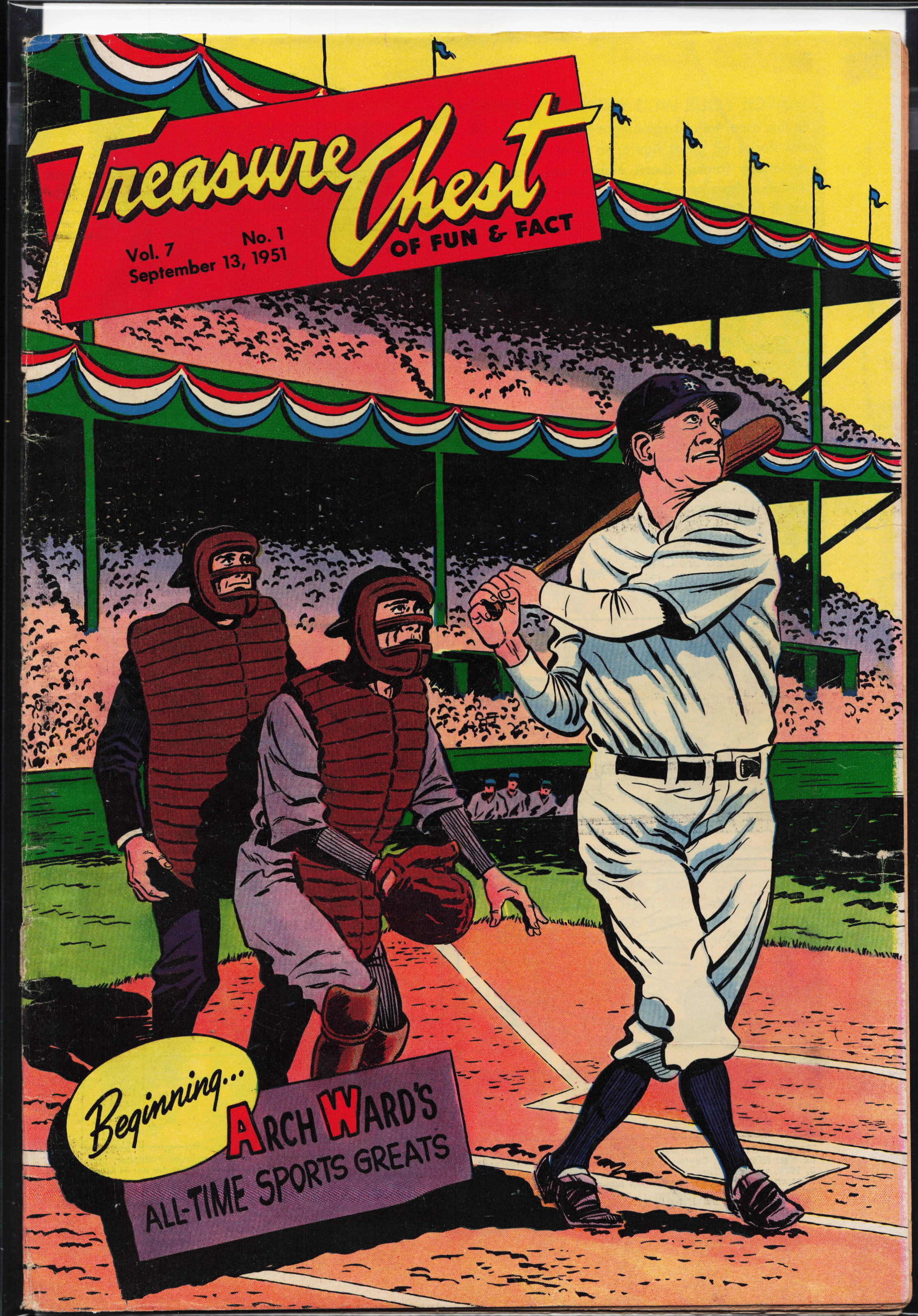 Treasure Chest of Fun & Facts #107 (1951) | Comic Books - Golden Age ...