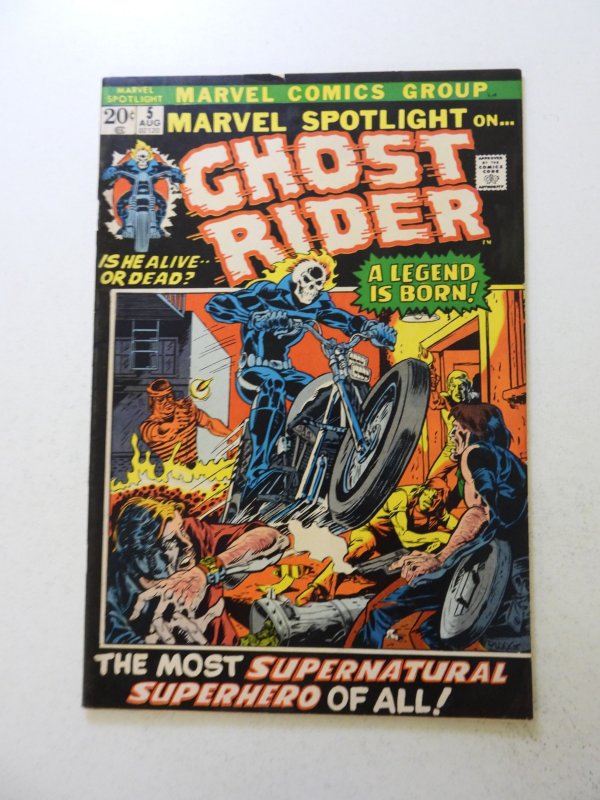 Marvel Spotlight #5 (1972) 1st appearance of Ghost Rider apparent VG/FN ...