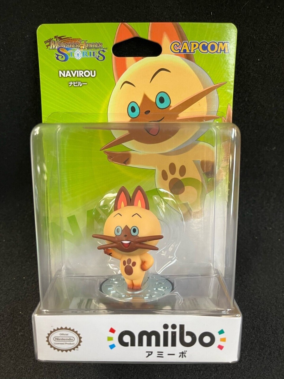 Navirou Amiibo Monster Hunter Stories Sealed Capcom Japan 3DS Rare MOC ...