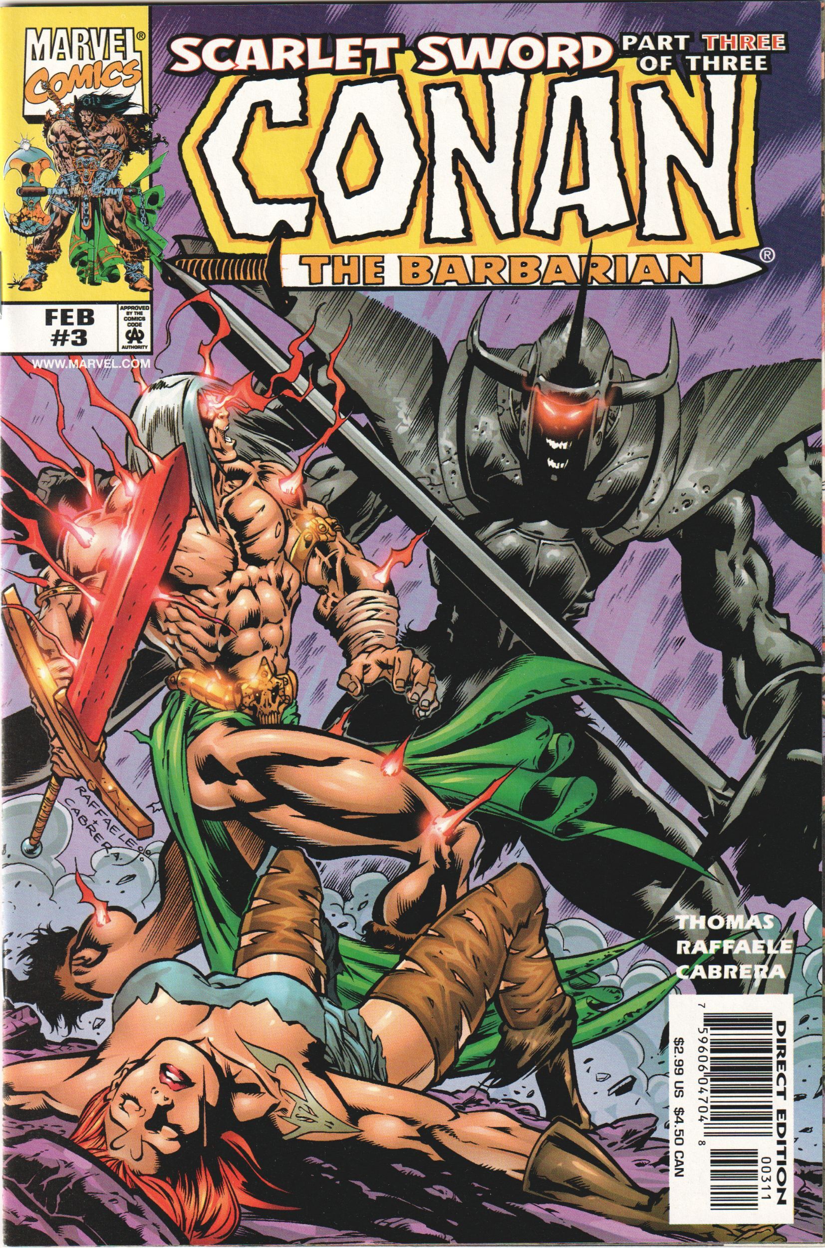 Conan: Scarlet Sword #1, 2, 3 (1998) Conan COMPLETE SET! | Full Runs ...