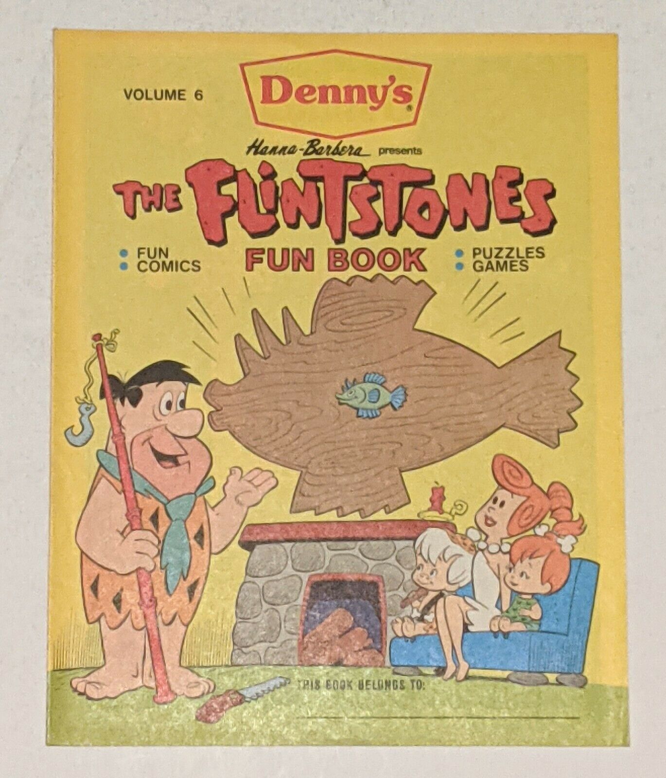 Flintstones Fun Book #6 Denny's Mini Comic 1989 | Comic Books - Modern ...