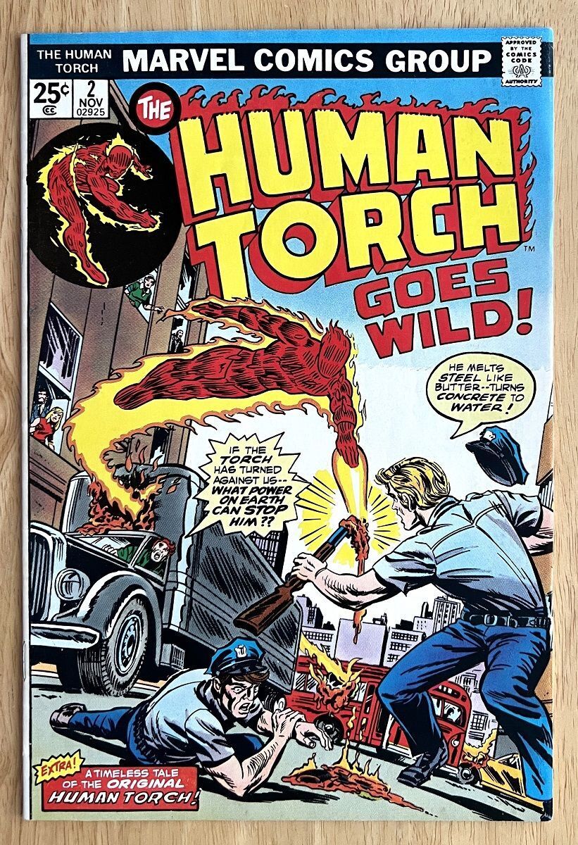 Human Torch 2 Reprints 1st Wizard Appearance (1974) B8 | Comic Books ...