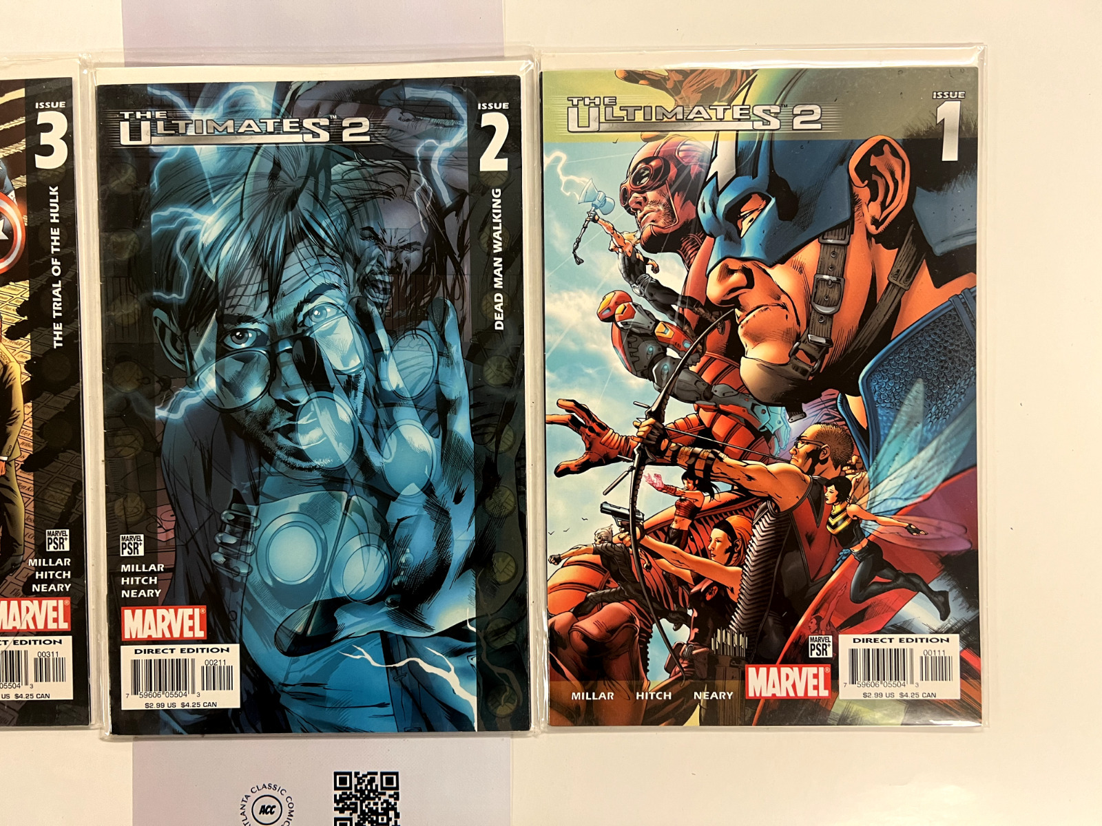 3 The Ultimates 2 Marvel Comic Books # 1 2 3 Avengers Defenders Thor 76 ...