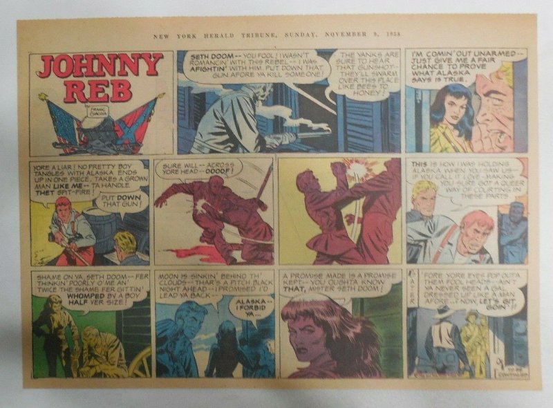 Johnny Reb Sunday by Frank Giacoia & Jack Kirby from 11/9/1958 Half ...