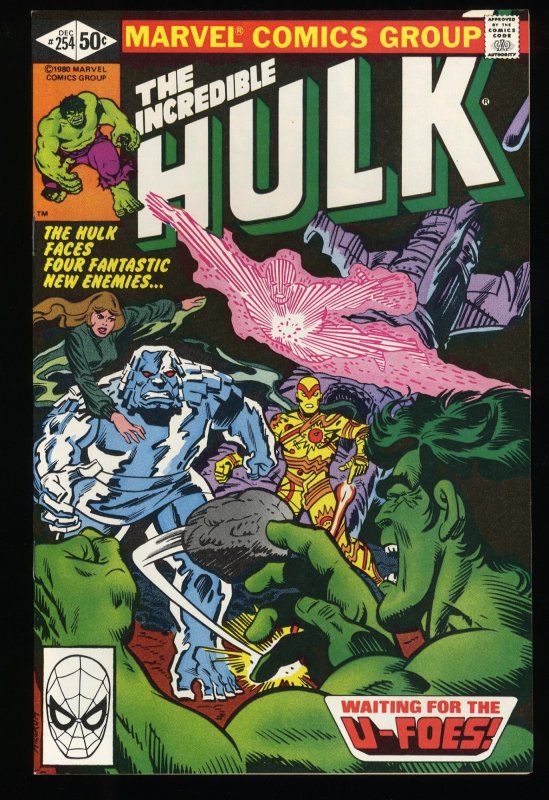 Incredible Hulk (1962) #254 NM+ 9.6 1st Appearance U-Foes! Sal Buscema ...