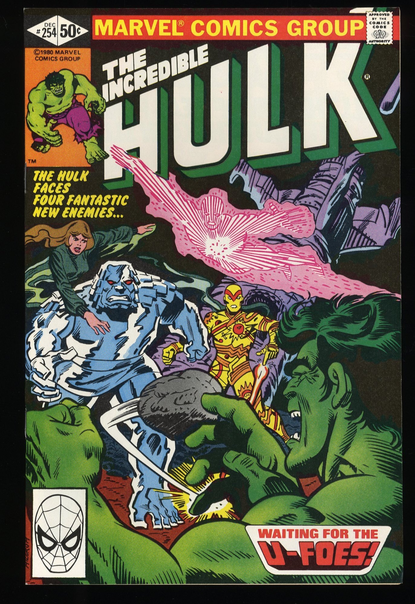 Incredible Hulk (1962) #254 NM+ 9.6 1st Appearance U-Foes! Sal Buscema ...