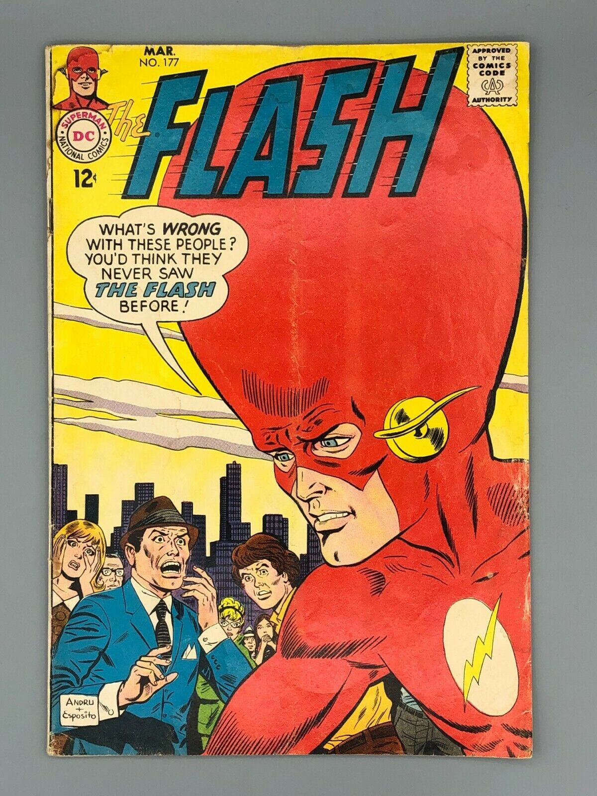 Flash #177 (1968) GD - Silver Age DC Comic - Trickster appearance ...