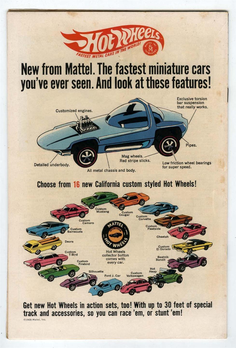 BATMAN #205 DC Comics 1968 Irv Novick Blind Man Shoots Gun at Batman ...