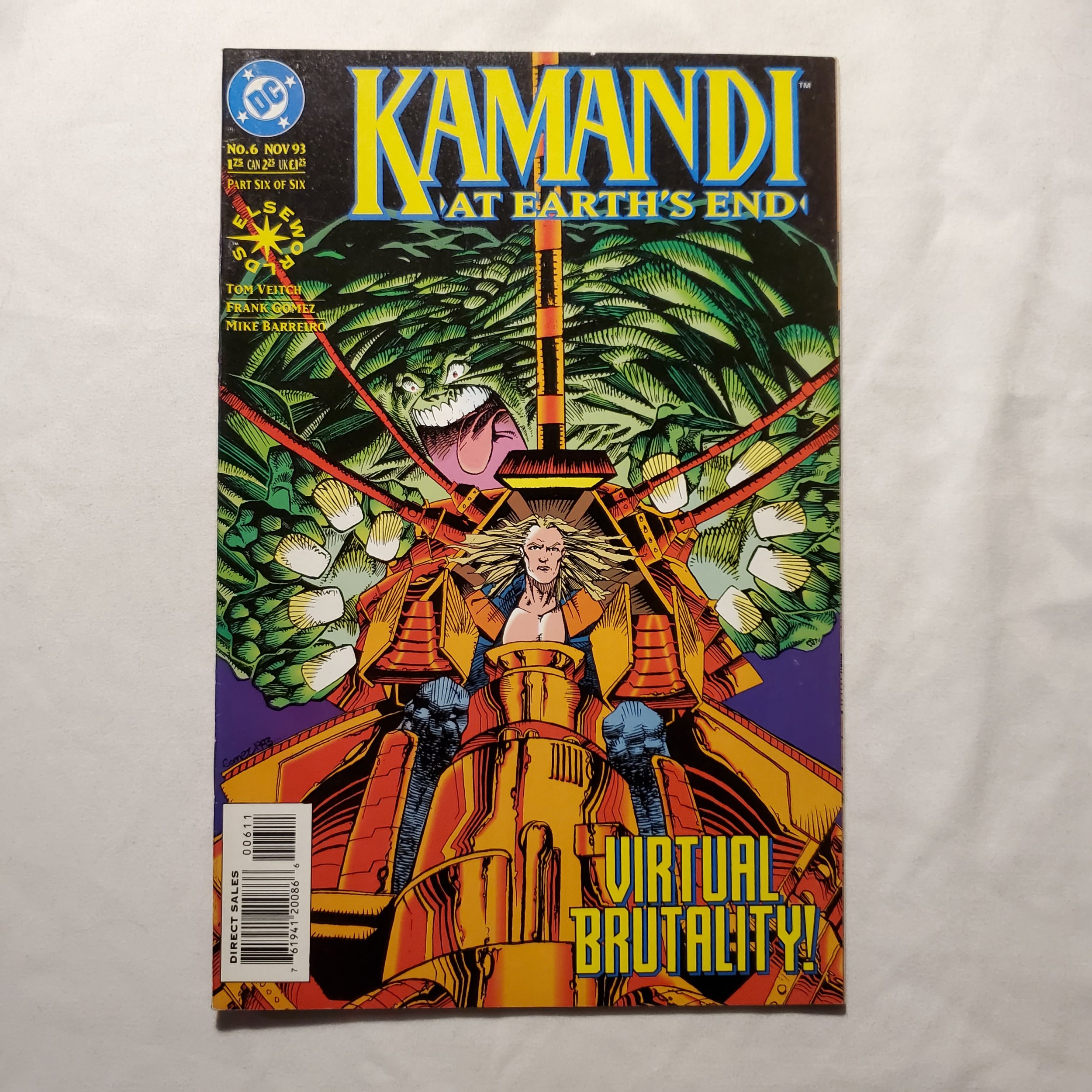 Kamandi at Earth's End 6 Very Fine- Cover by Frank Gomez | Comic Books ...